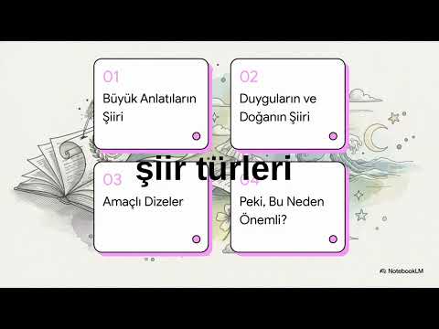 şiir türleri akılda kalıcı harika anlatı 