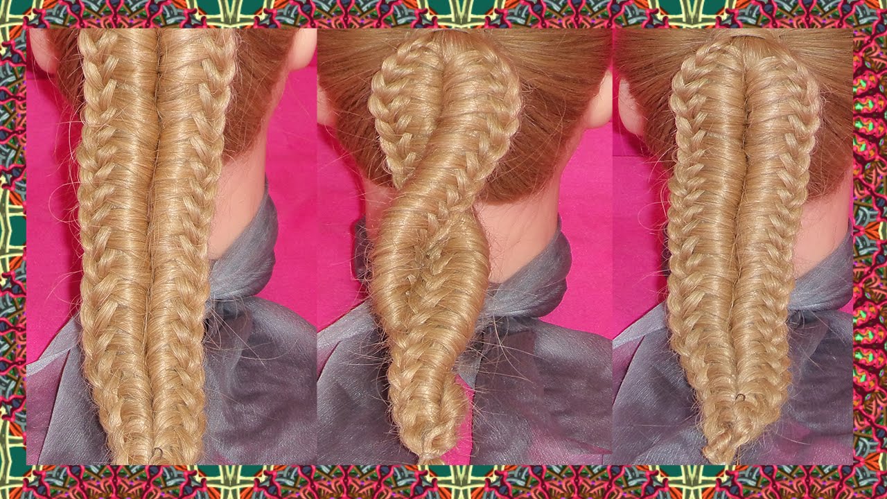 Trenzas faciles y bonitas | Peinados con Nudos o Escalera china ...