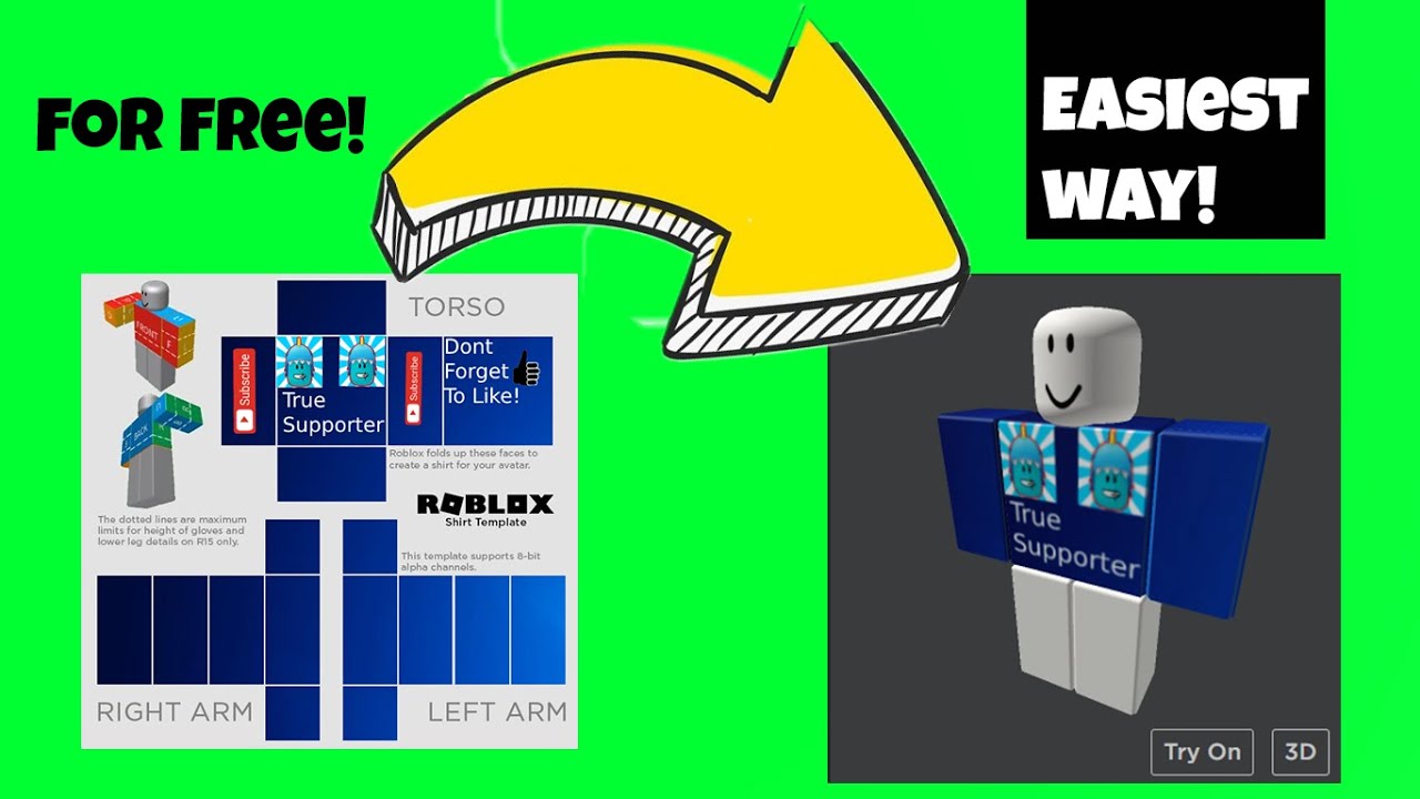 How To Make A Roblox Shirt - YouTube
