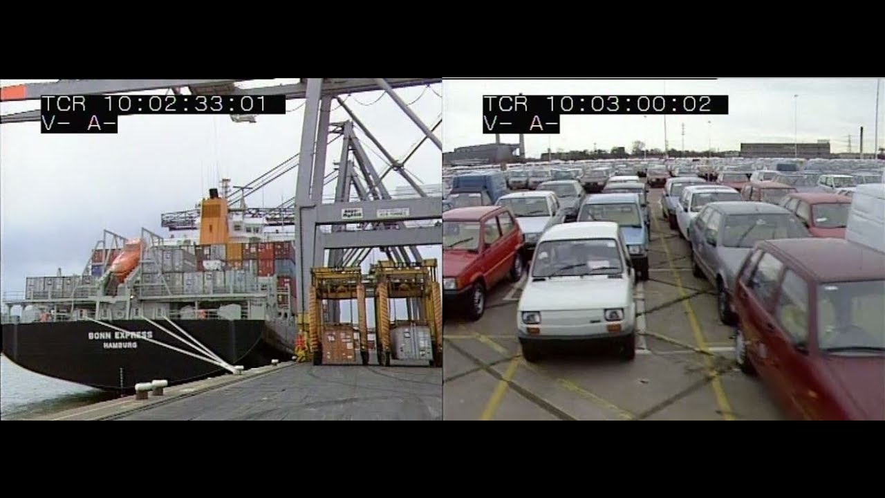 Container ships | British Port | Cargo ship | This Week | 1989 - YouTube