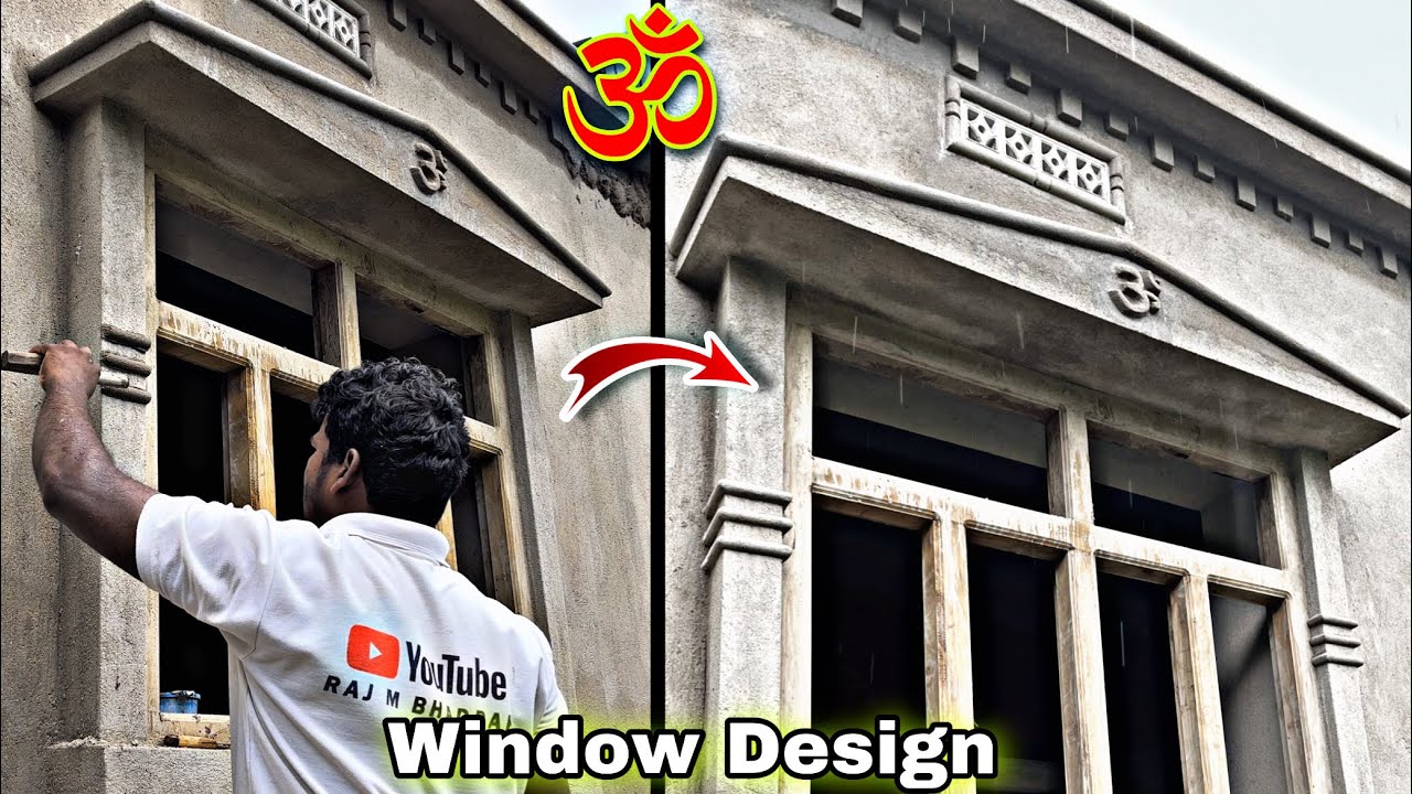 Window Design | Omm Design | House Building Window Design | Cement sand ...