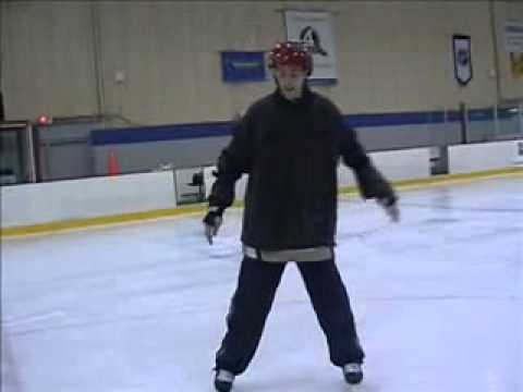 How to stop on ice skates - Ice Skating tutorial - NO INTRO - YouTube