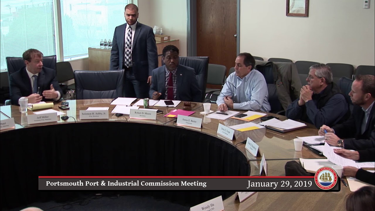 Portsmouth Port & Industrial Commission Meeting January 29, 2019 ...