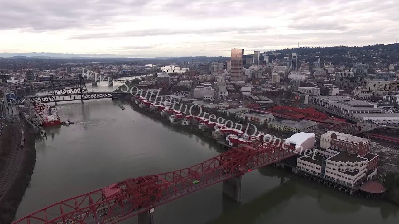 Portland Drone - Aerial Stock Footage #4 | Drone Stock Video - YouTube