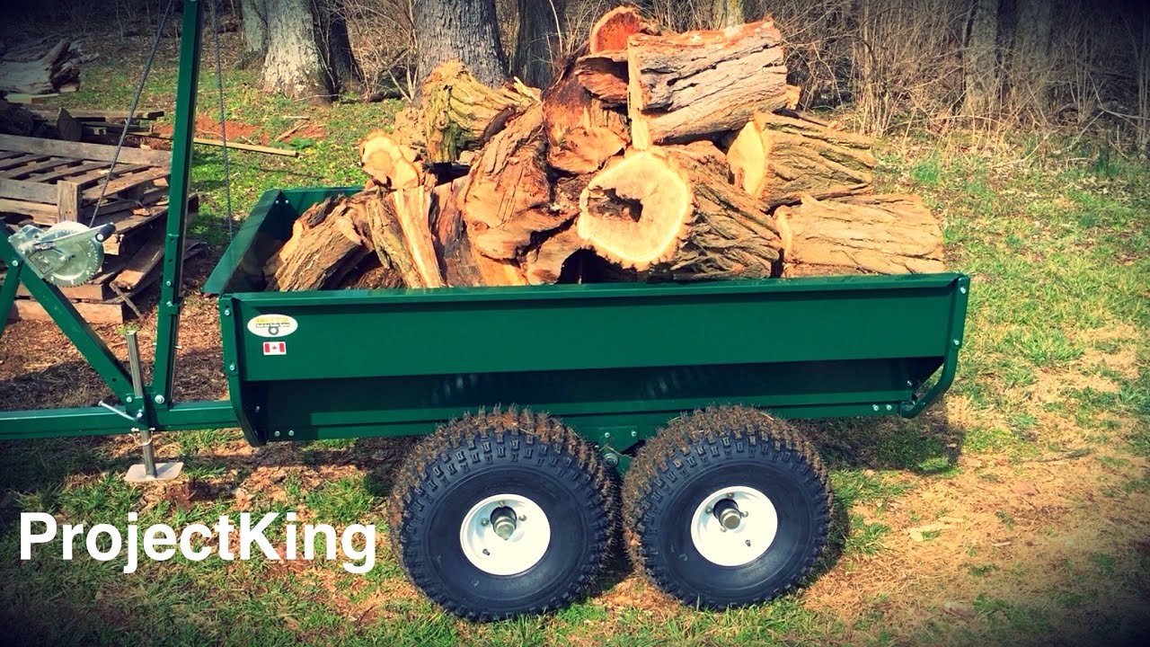 MUTS ATV Trailer Update, Hauling Wood - YouTube