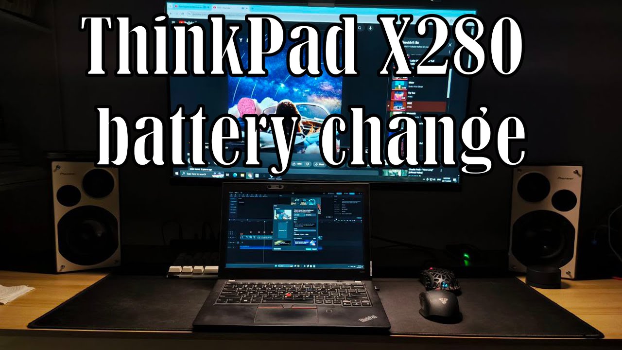 ThinkPad X280 battery change - YouTube