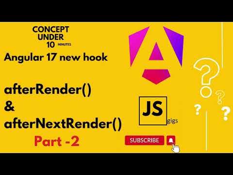 Angular 17 AfterNextRender Hook - YouTube