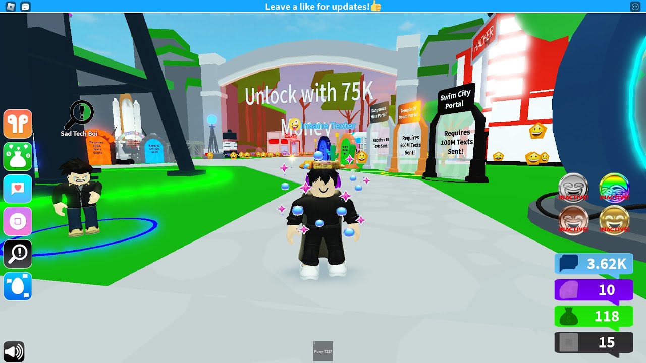 Playing Texting Simulator {Roblox}. - YouTube
