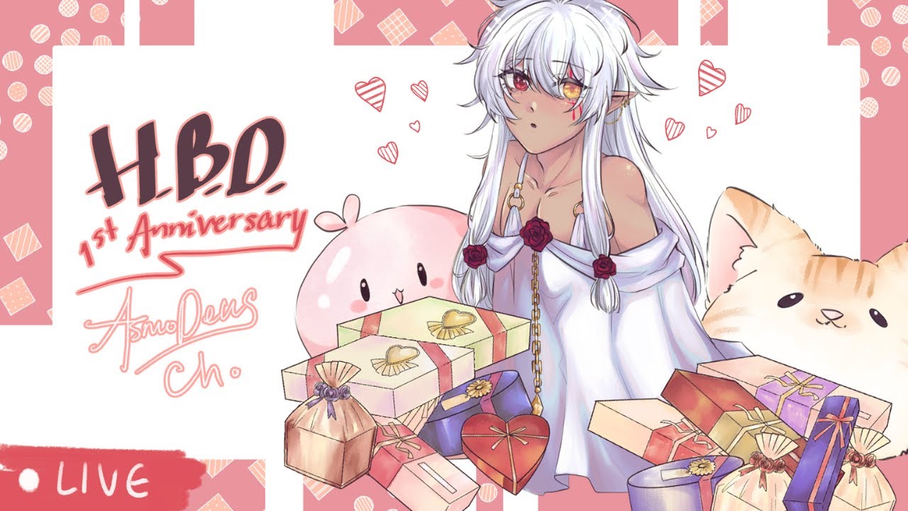 「🔴HBD&1st Anni」อายุ 3 จวบแน้ว! + แกะของจวั๋นนน Asmodeus Ch. - YouTube