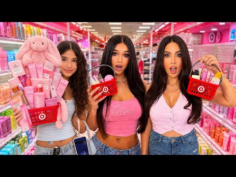 NO BUDGET Shopping Using Only MINI Target Baskets!