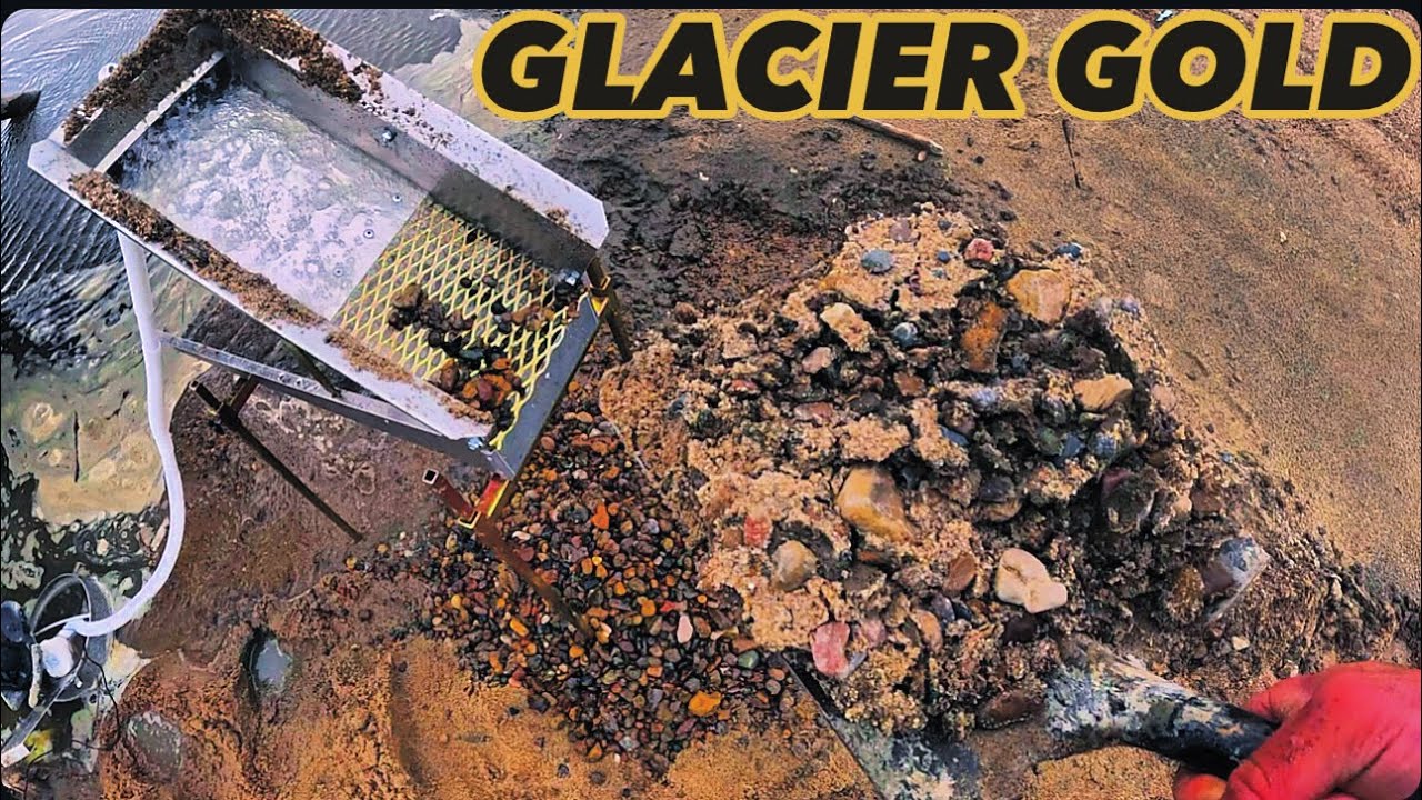 PROSPECTING GLACIER GOLD WITH A ROYAL HIGHBANKER - YouTube