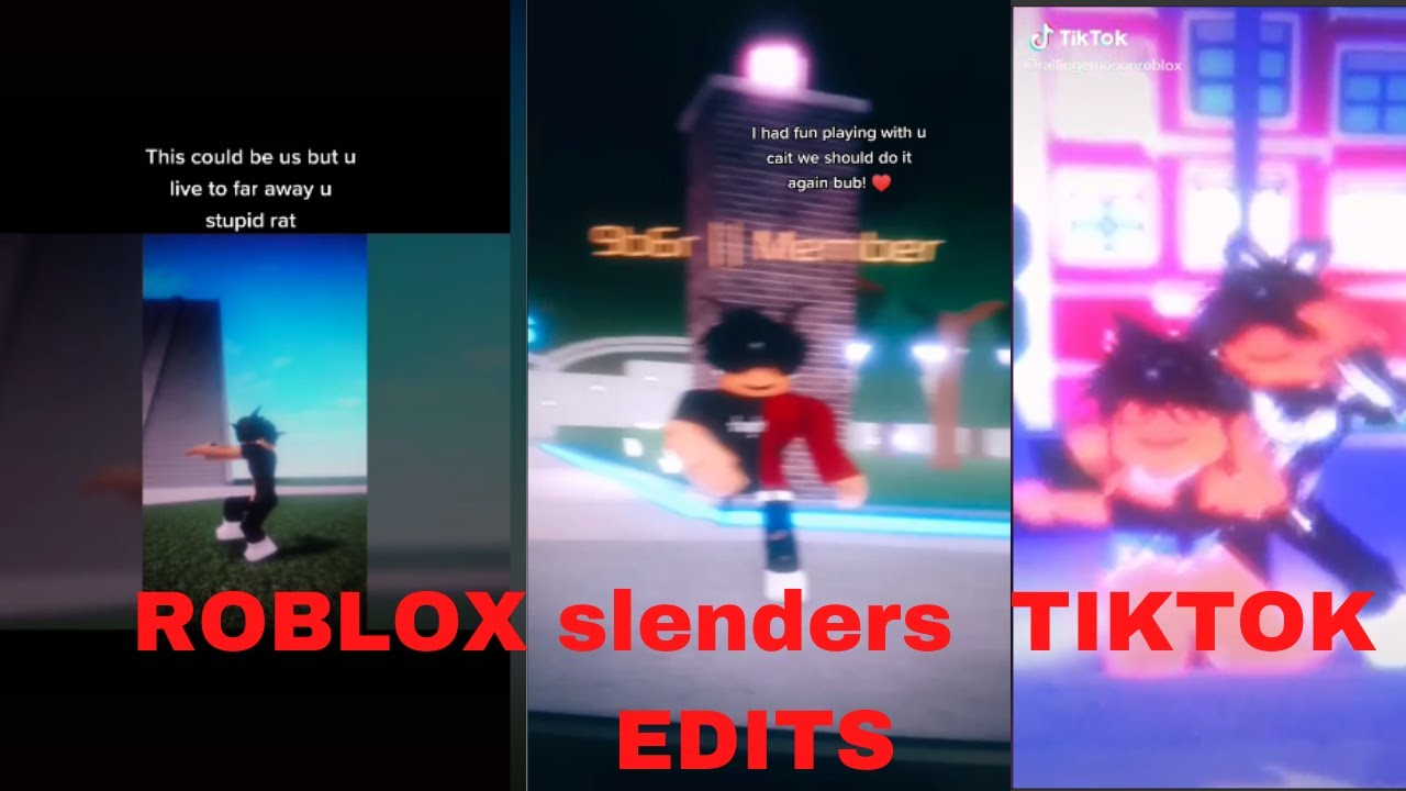 ROBLOX Slender TikTok Edits (Roblox) - YouTube