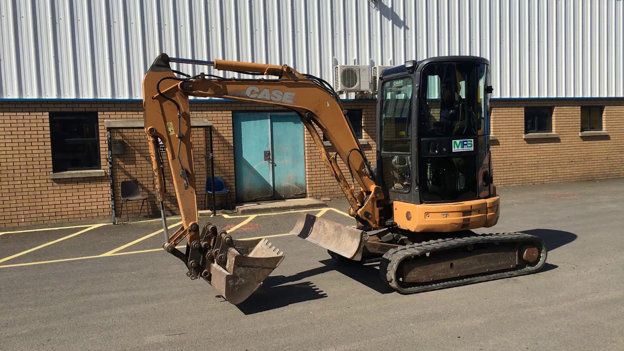 2006-CASE CX36B 3.5 TON MINI DIGGER - YouTube