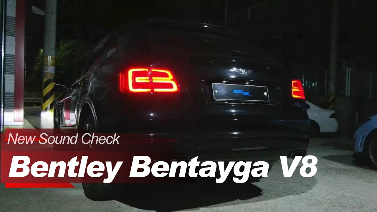 Bentley Bentayga V8 4.0TT Idle Revving Sound Check w/ Valvetronic Fi ...