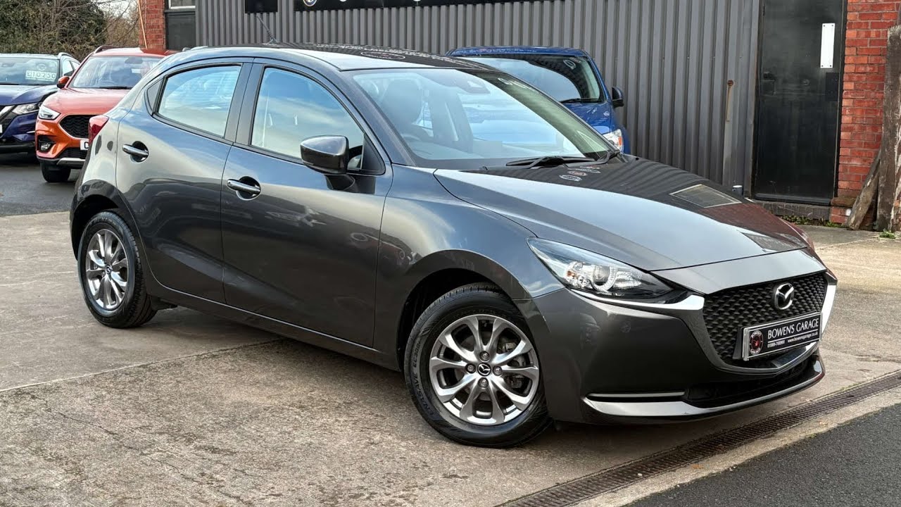 2021 (71) Mazda 2 SE-L Nav 1.5 MHEV 5Dr in Machine Grey. 7k Miles. 1 ...