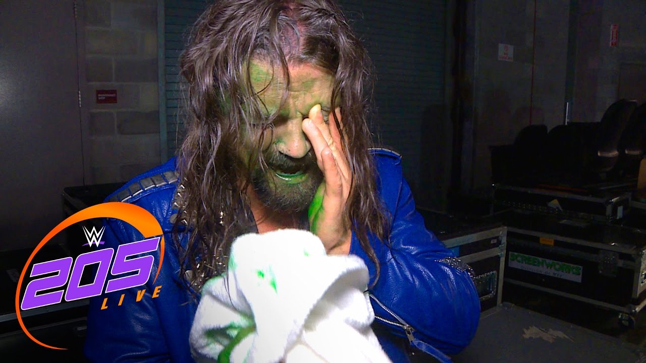 The Brian Kendrick reacts to Tajiri's green mist: WWE 205 Live ...