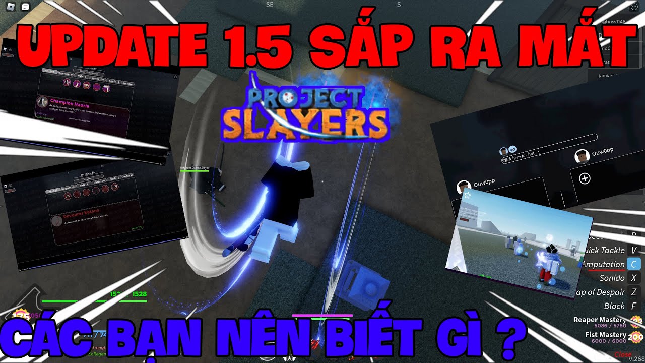 Project Slayers : Thời gian chính thức update 1.5 và những item ...