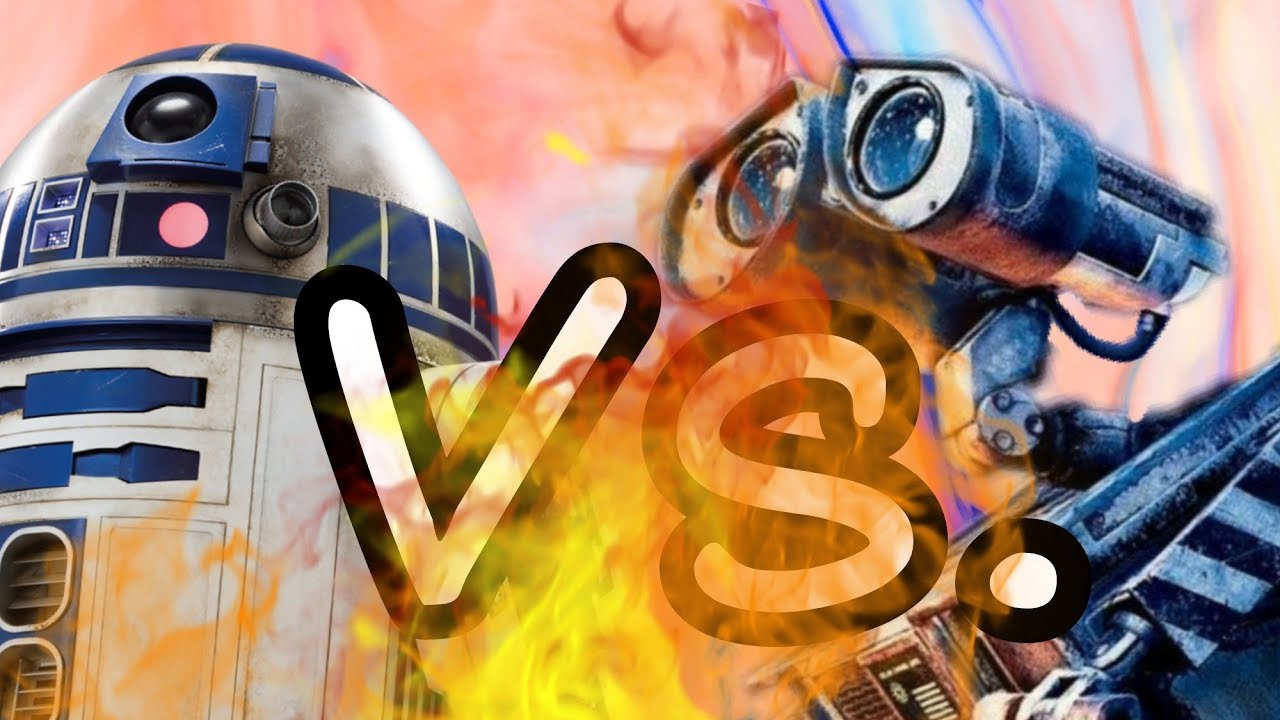 R2D2 Vs. Wall-e - YouTube