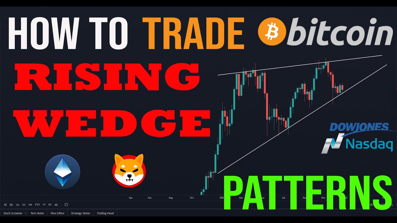 How to Trade Bitcoin Rising Wedge Pattern - YouTube