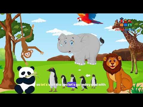 Let's Go to Animal Zoo - Animal Song for kids - Nursery Rhymes & Poems ...