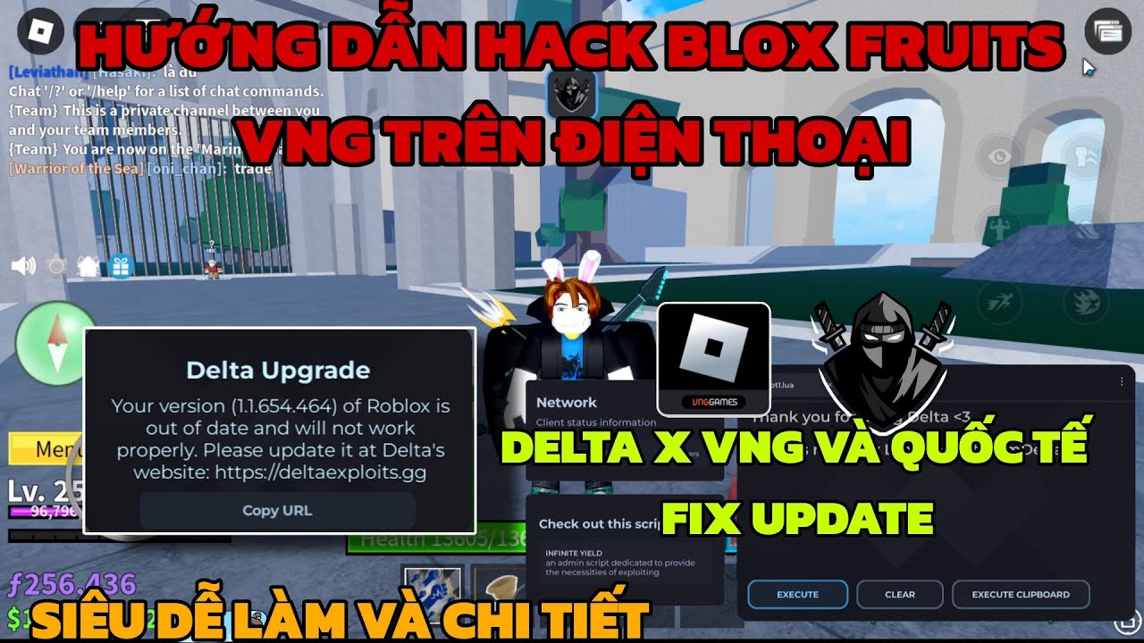 Hướng dẫn hack blox fruits delta x vng trên điện thoại cho người mới ...