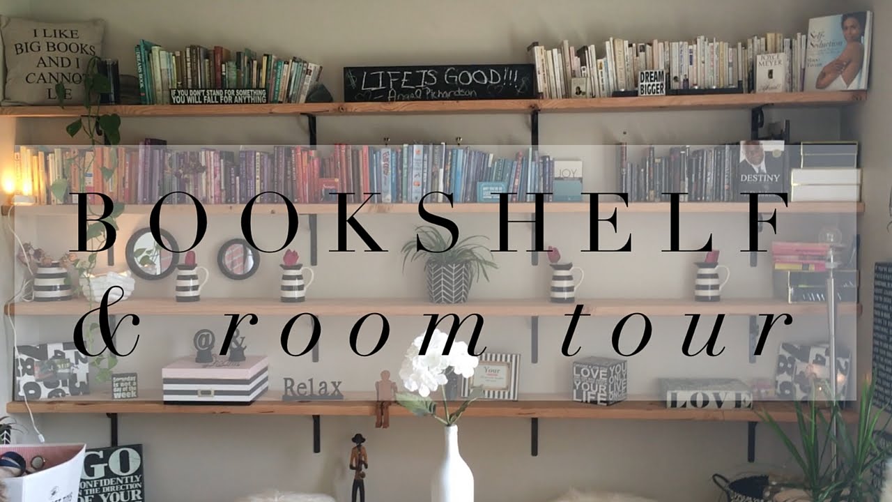 Bookshelf and Recording Room Tour - YouTube