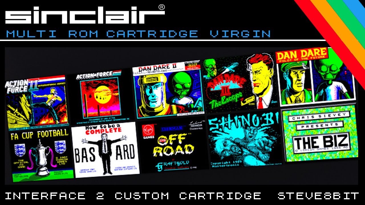 Sinclair Spectrum 48k Multi Game ROM Virgin Games - YouTube