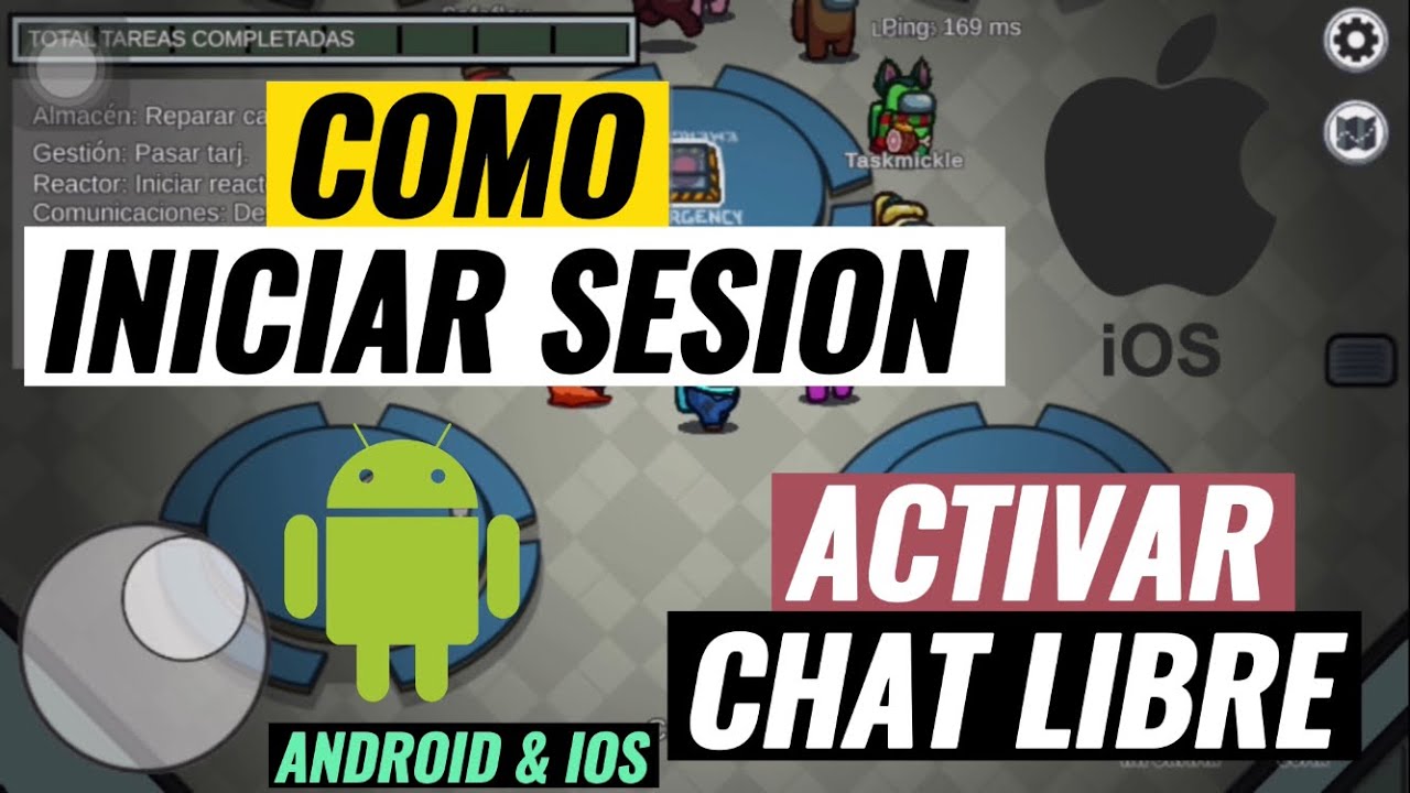 🚨CÓMO INICIAR SESIÓN Y ACTIVAR CHAT LIBRE EN AMONG US - SOLUCION 2023 - YouTube