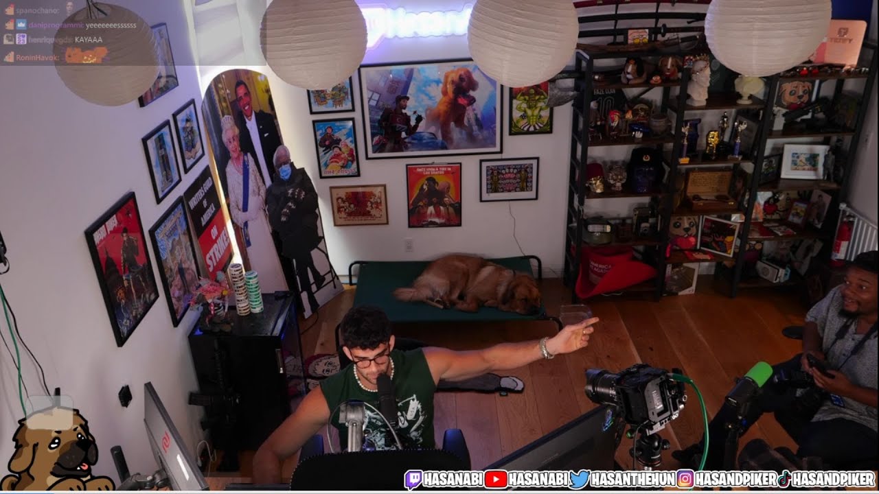 Hasan reviews his Disney experience in his brand new streaming set up ...