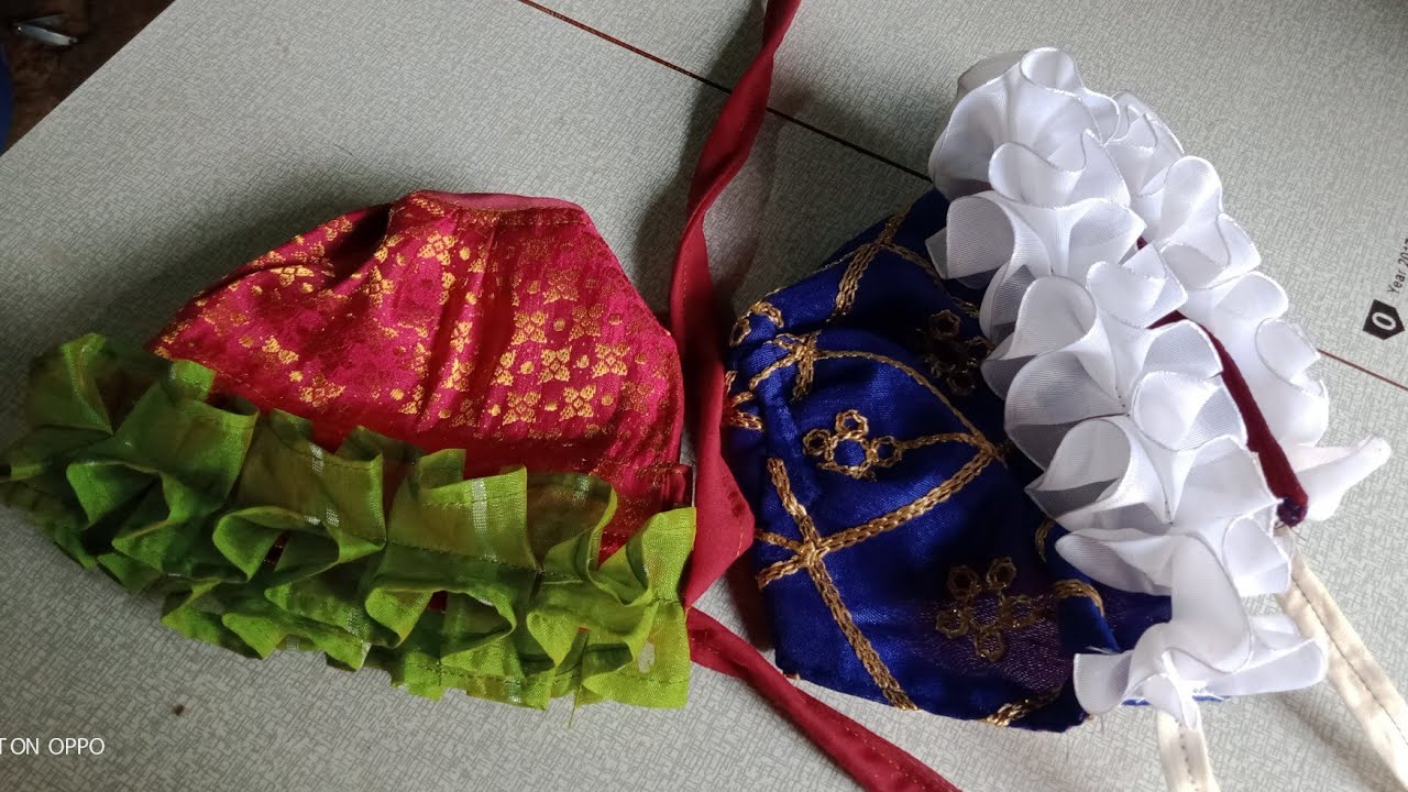 New born baby cap(kulla) cutting and stitching/kid's wear/umaarts ...