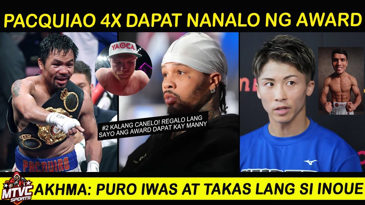 PACQUIAO 4X Nanalo sa Award | Davis Binida si Pacman | INOUE Pahiya kay ...