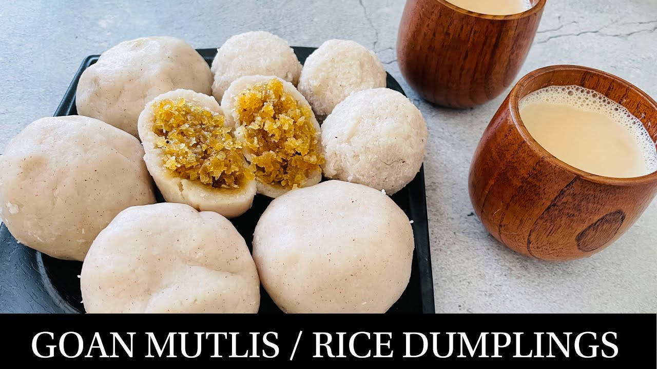 Goan Mutlis Recipe |Coconut Jaggery Stuffed Rice Dumplings| Plain ...