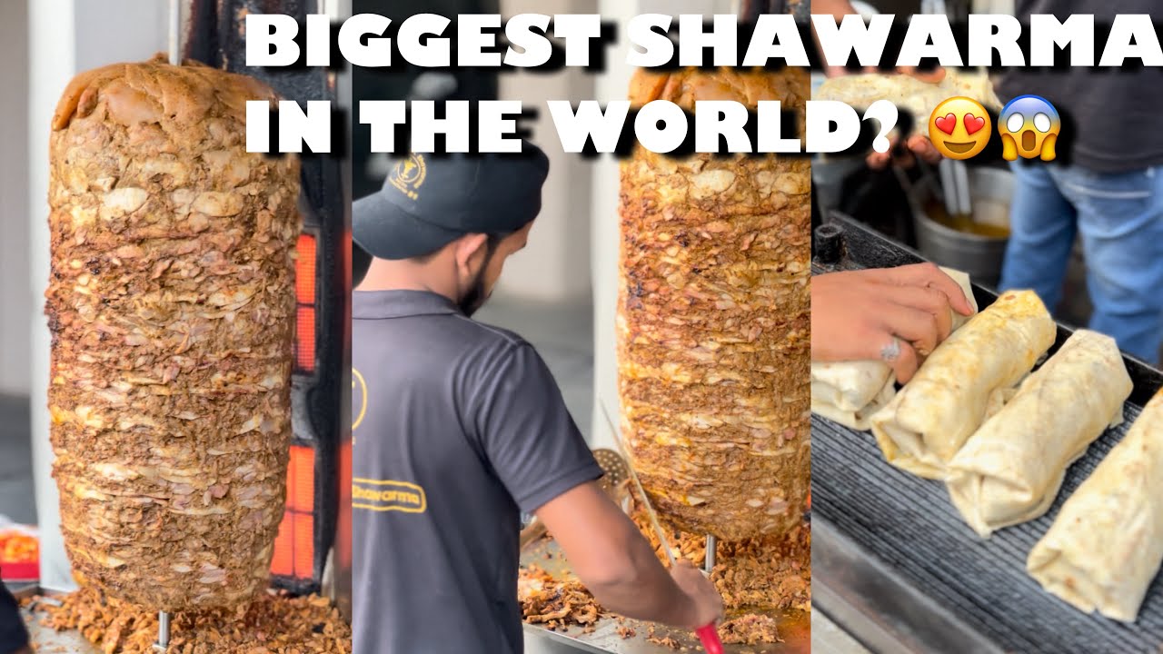 Biggest shawarma in the world ? | Indian street food - YouTube