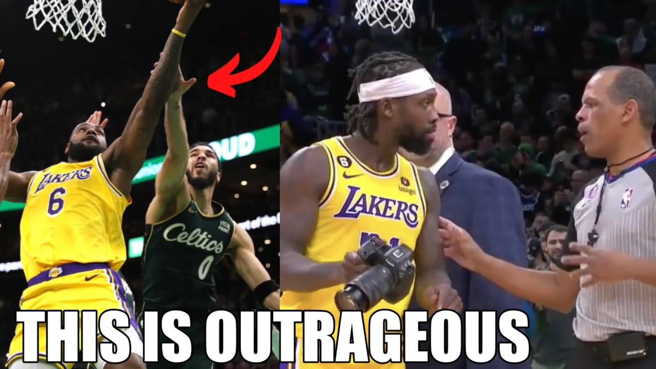 NBA Refs Just Cheated The Lakers Out Of A Win… LEBRON WAS SO OBVIOUSLY ...