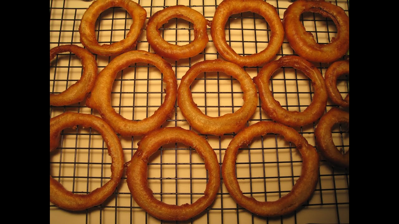 CRISPY FRIED ONION RINGS - How to make Perfect CRISPY ONION RINGS ...