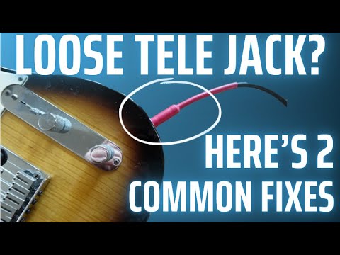 Loose Telecaster Jack? Here's 2 Common Fixes. - YouTube