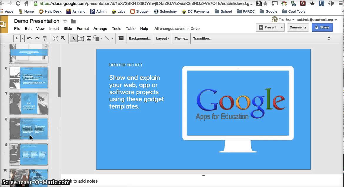 Google Slides: Navigation and Formating - YouTube