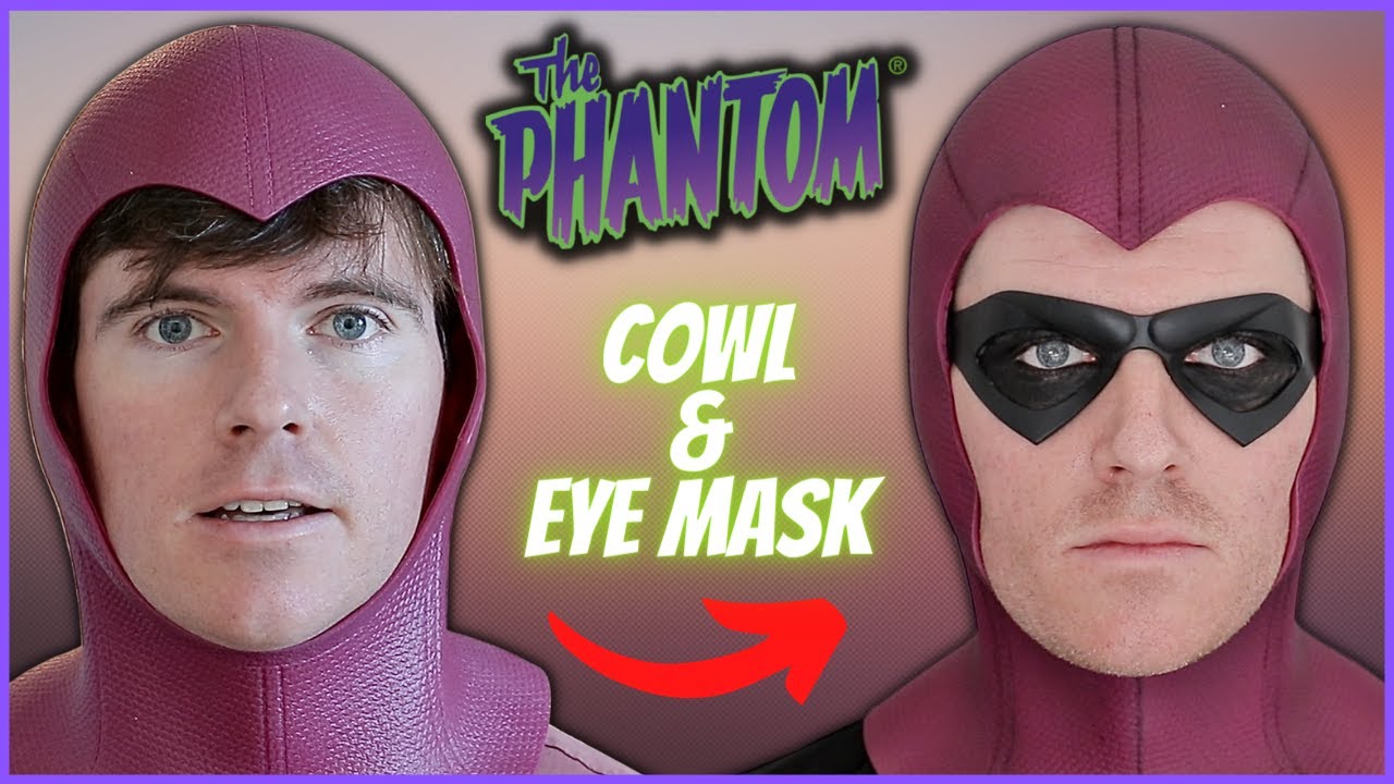 The Phantom Cosplay- Cowl & Eye Mask Construction - YouTube