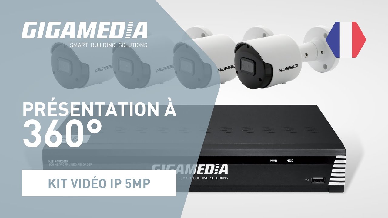 Présentation KIT IP VIDEOSURVEILLANCE GIGAMEDIA - YouTube