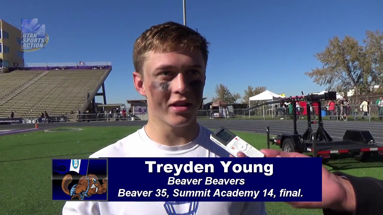 2A Prep Football Playoffs: Treyden Young's (Beaver Beavers) post-game ...