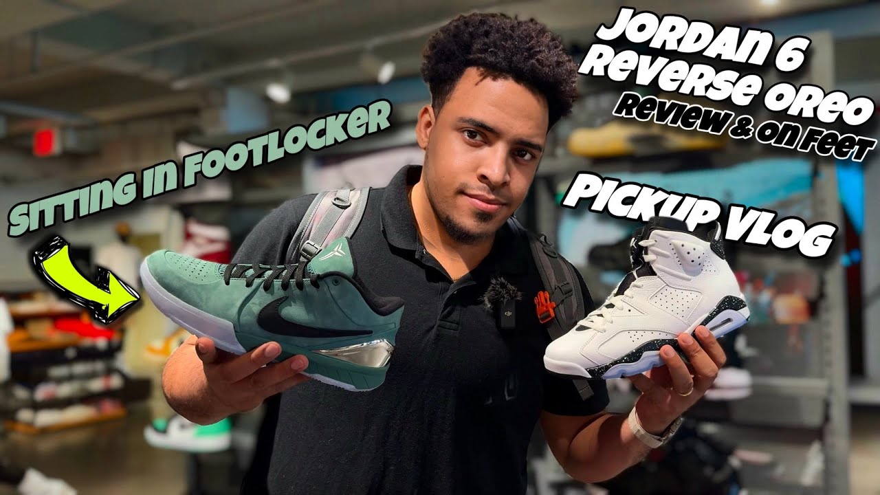 Jordan 6 Reverse Oreo Pickup Review & On Feet + Kobe Sitting - YouTube