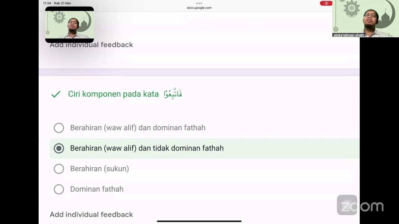 20250521 Rabu - Praktek Menerjemah AlQur'an dgn Metode GRANADA *Tadabbur Sr Ali Imron:93 ...