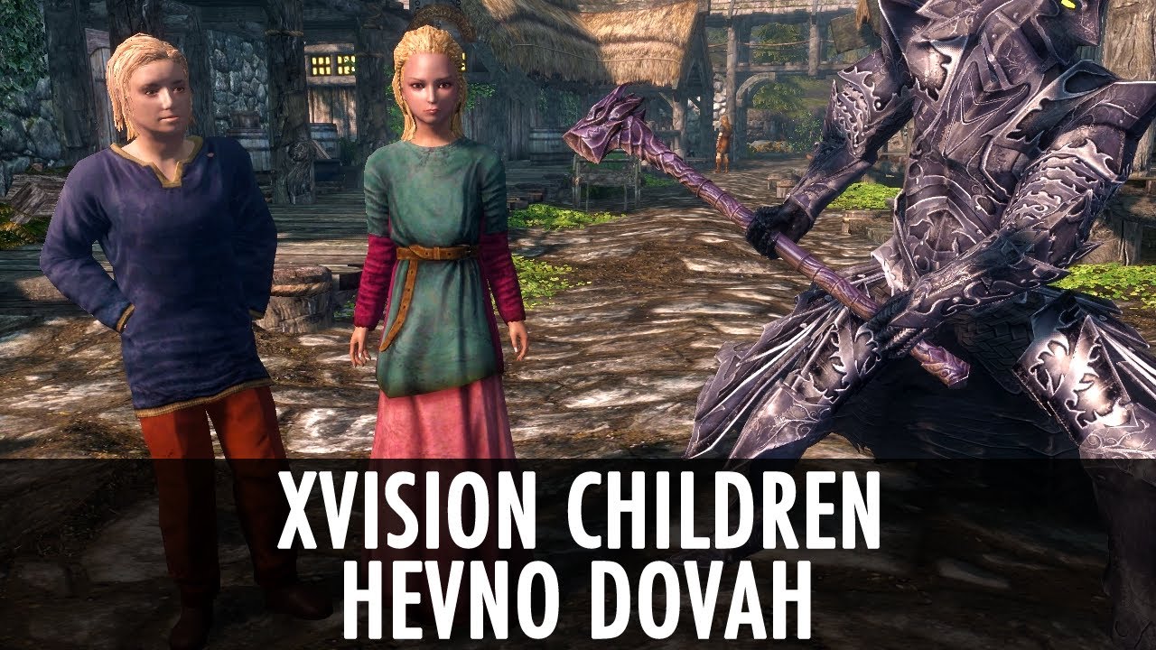 Skyrim Mods: Xvision Children & Hevno Dovah - YouTube