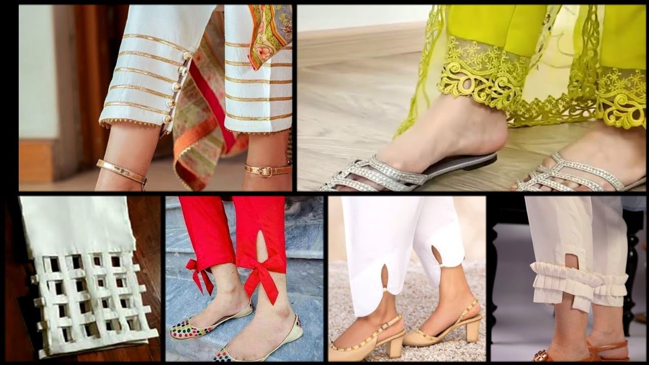 Salwar ke Poncho ke Design ||New Trouser Design 2023 - YouTube