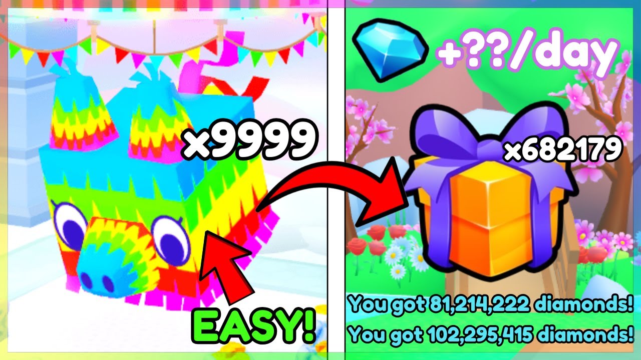 *BROKEN*💎I Opened x10,000 Pinatas🥳and Got INSANE Profit in Pet ...