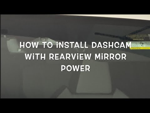 2024-2026 Lexus TX/Toyota Grand Highlander: How to install dashcam using rearview mirror power