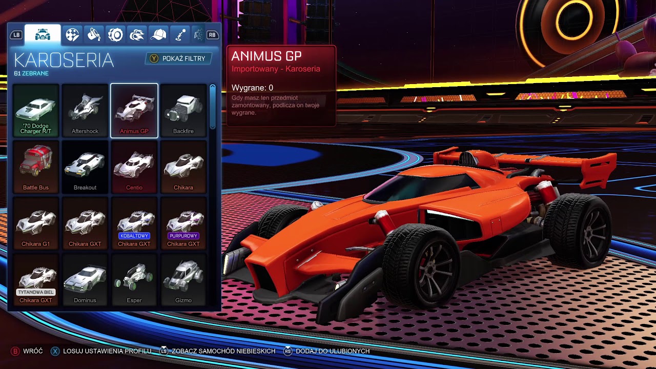 Karoseria Animus GP (Rocket League) Animus GP Body - YouTube