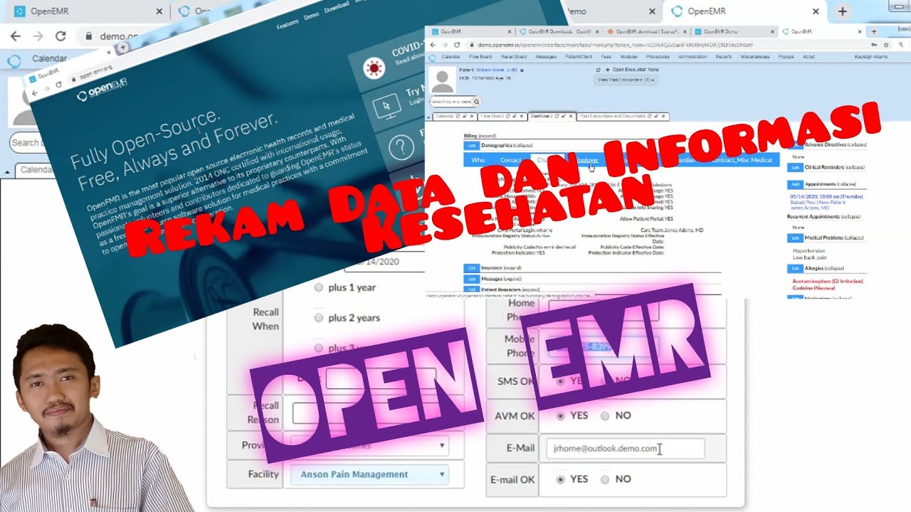 Tutorial Penggunaan Aplikasi "Open EMR" ... !!! - YouTube