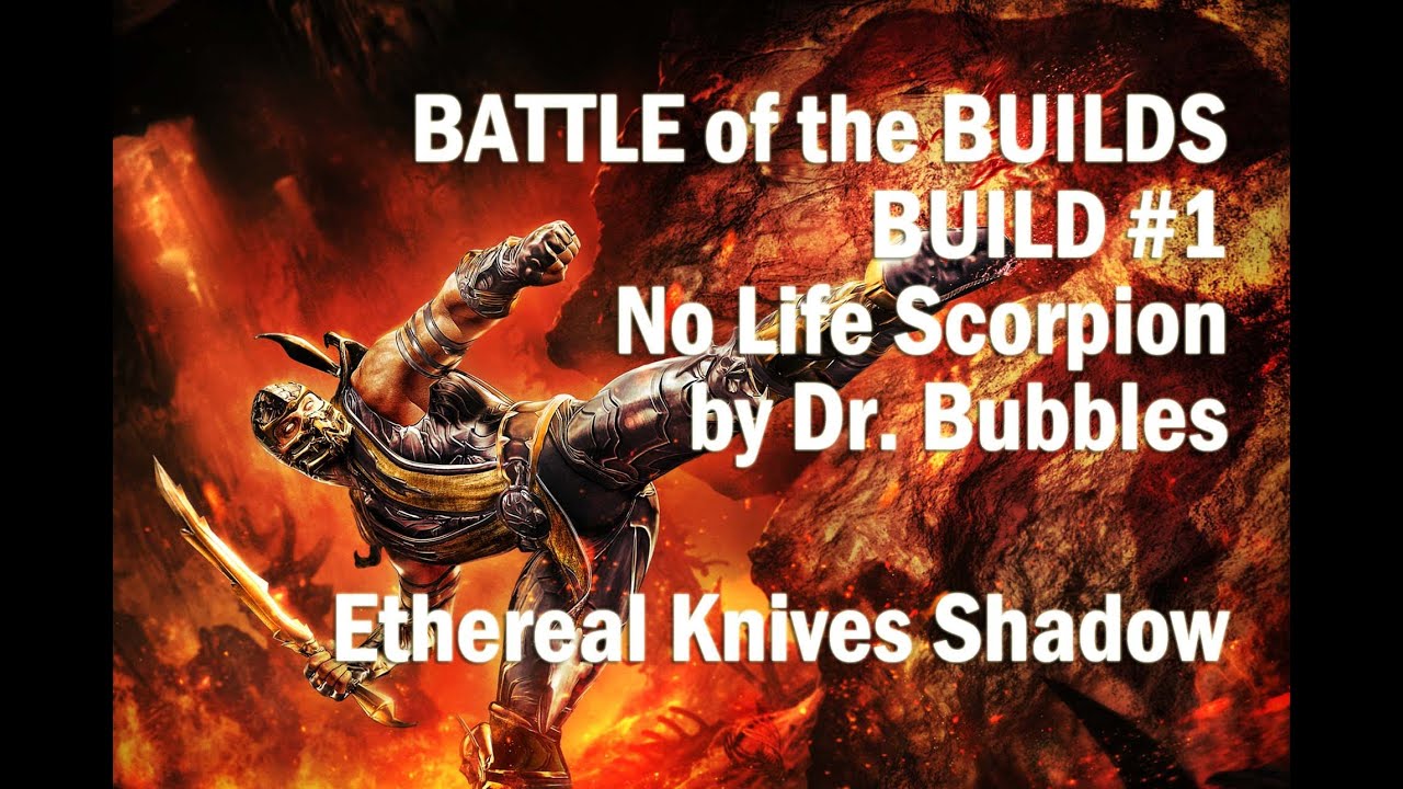 Path of Exile Shadow Ethereal Knives Low Life Build - Battle of the ...