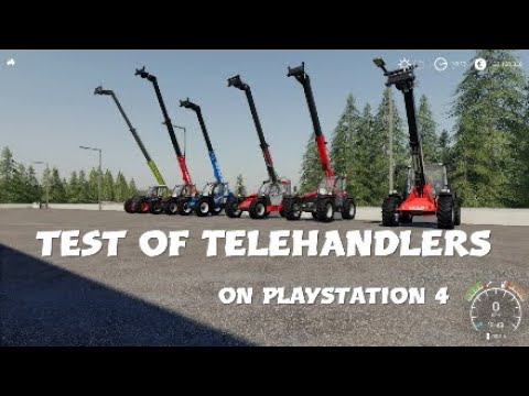 TEST OF TELEHANDLERS on Farmingsimulator 19 ,PlayStation 4,FS19 - YouTube